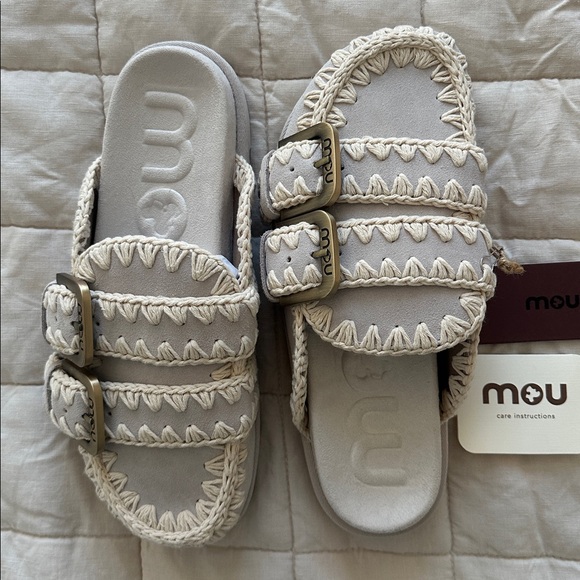 Mou | Shoes | Mou Low Bio Sabot Mule Slide With Buckle Detail Nwt ...